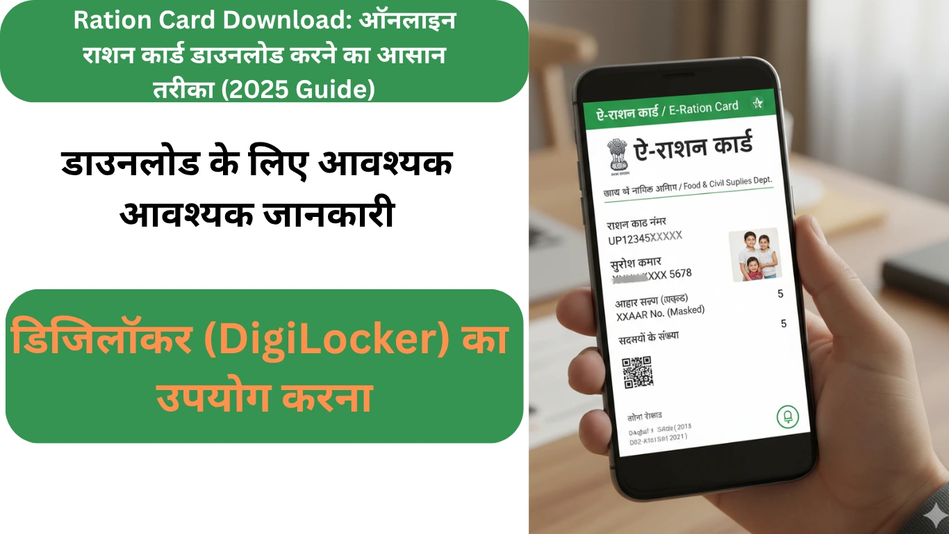 Ration Card Download: ऑनलाइन राशन कार्ड डाउनलोड करने का आसान तरीका ...